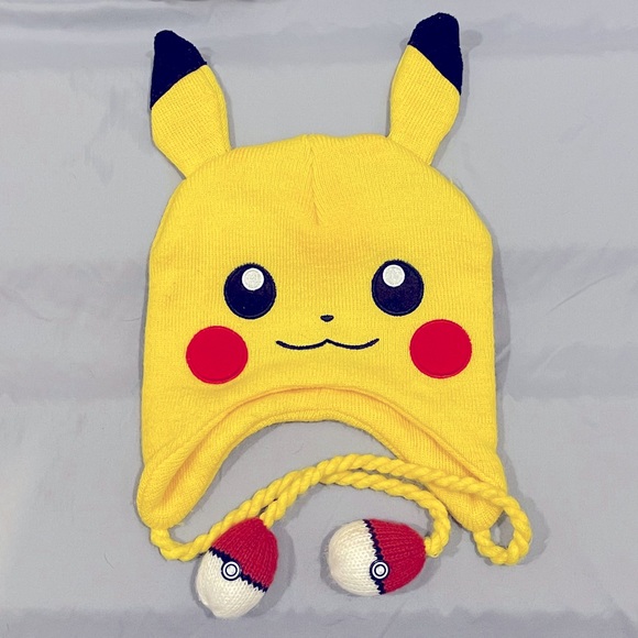 Pokemon | Accessories | Hp Nwot Kids Pikachu Winter Hat Beanie | Poshmark